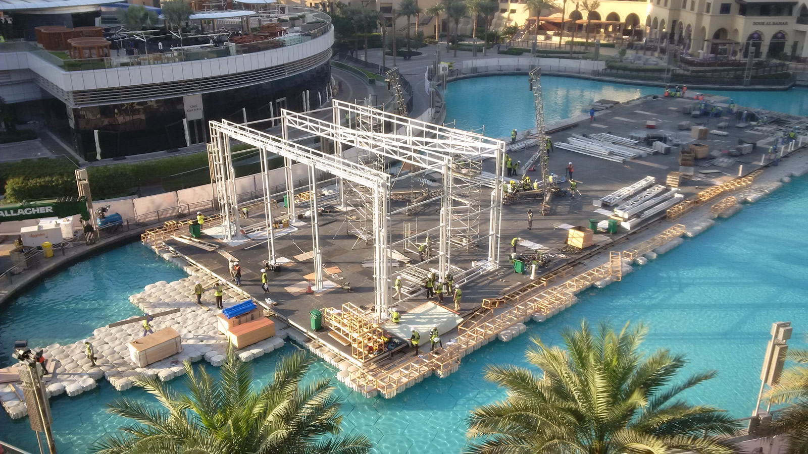 Aquadeck - Floating Platform for Exhibition